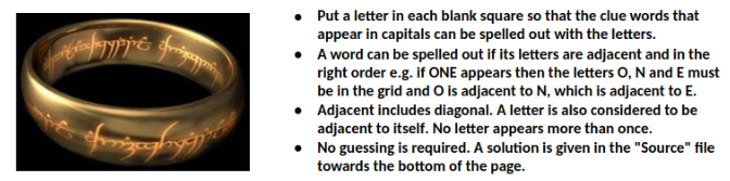 One Ring Logic Puzzle Quiz - By A_O_D